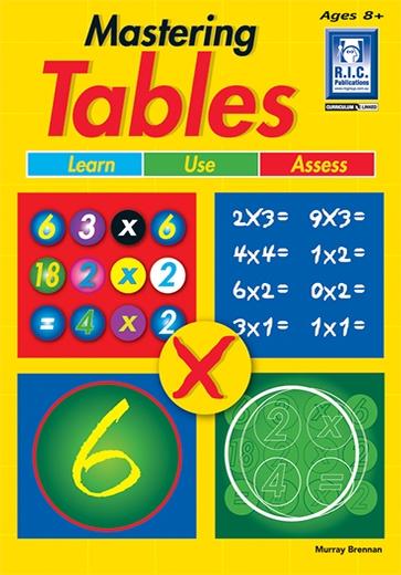 Mastering Tables – Learn, use and assess – Ages 8+