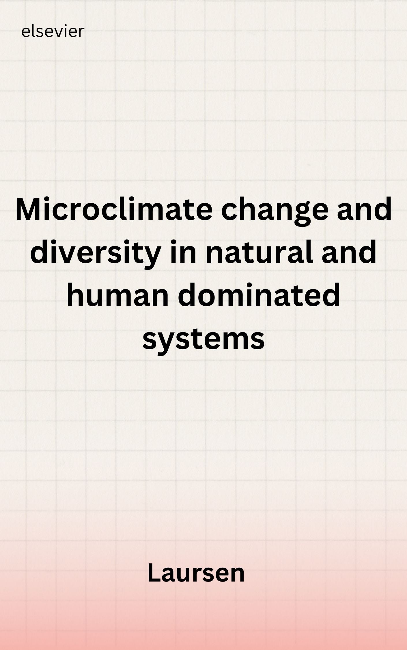 Microclimate change and diversity in natural and human dominated syste