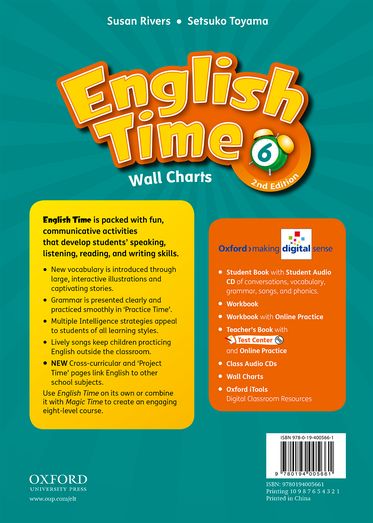 English Time 6 Wall Chart