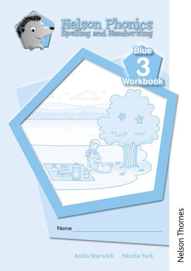 Nelson Phonics Spelling & Handwriting Blue Workbooks 3 Pack of 10