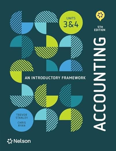 Accounting: An Introductory Framework Units 3&4 with Nelson MindTap