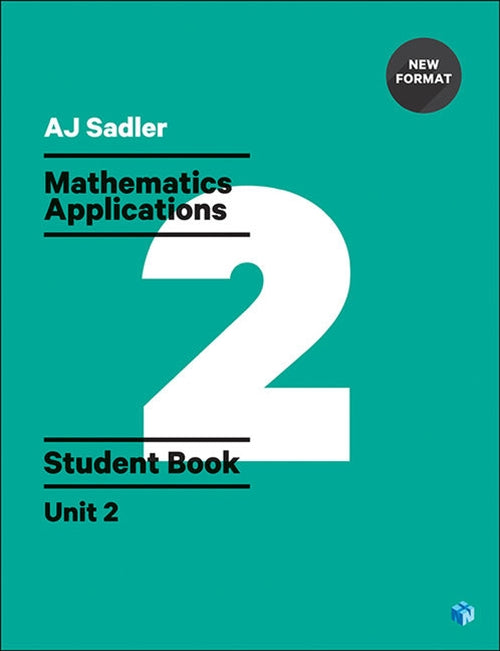 Sadler Maths Applications Unit 2 ' Revised with 2 Access Codes